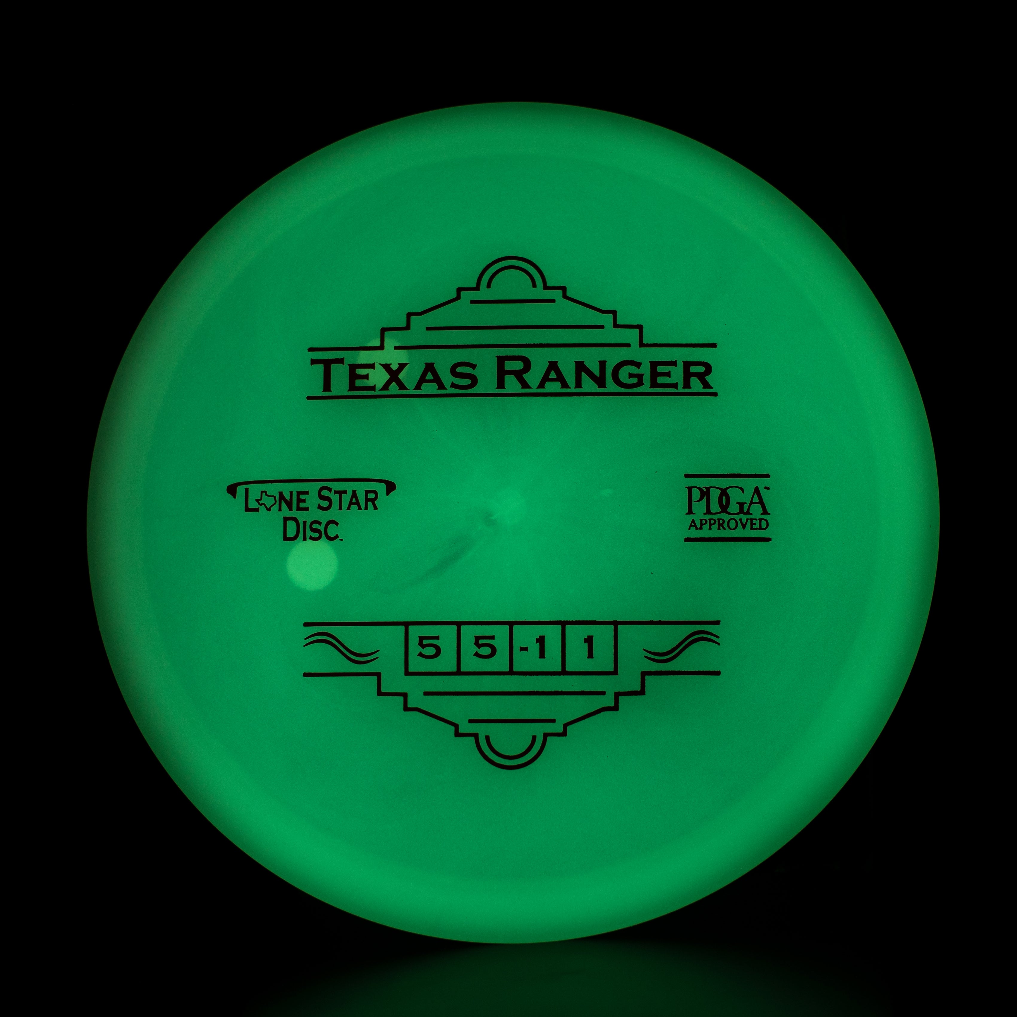 Lone Star Disc Glow Texas Ranger (Stock) – Five Foot Death Putt